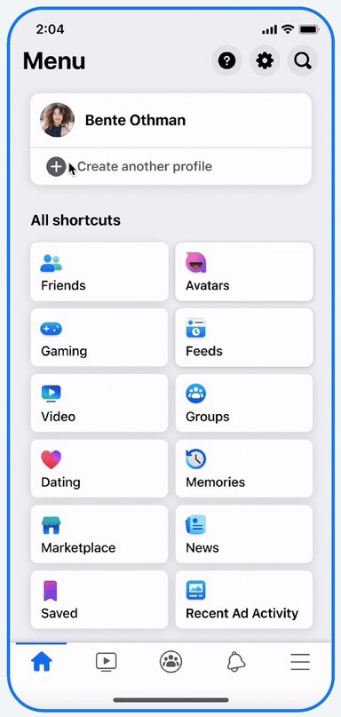 Facebook introduce la función para tener varios perfiles: te explicamos ...