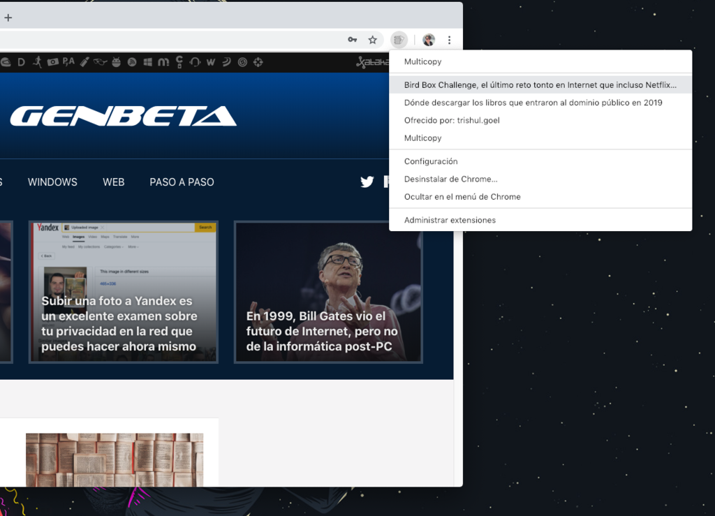 Esta extensión para Chrome y Firefox te deja copiar y pegar múltiples ...