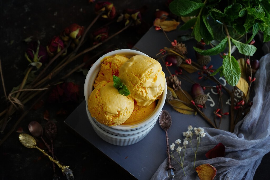Cómo hacer helado o nieve de mango. Postre fácil, saludable y fresco ...