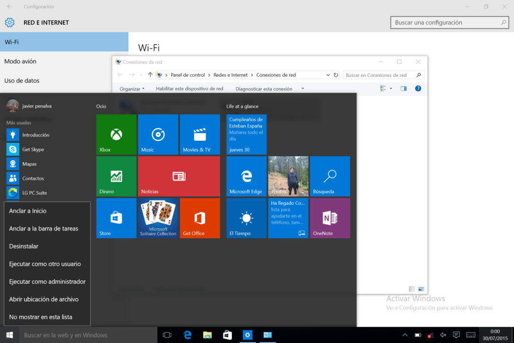 Cómo personalizar el menú de Inicio de Windows 10