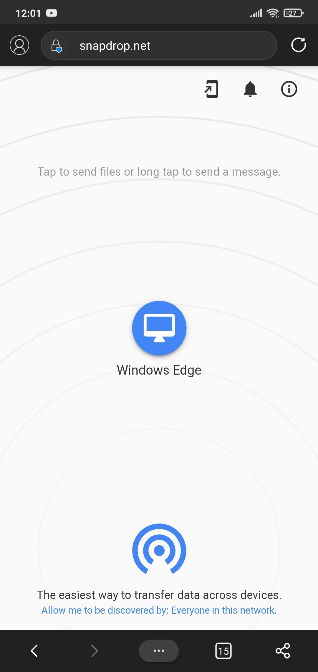 Snapdrop: cómo transferir archivos entre dispositivos de una misma red ...