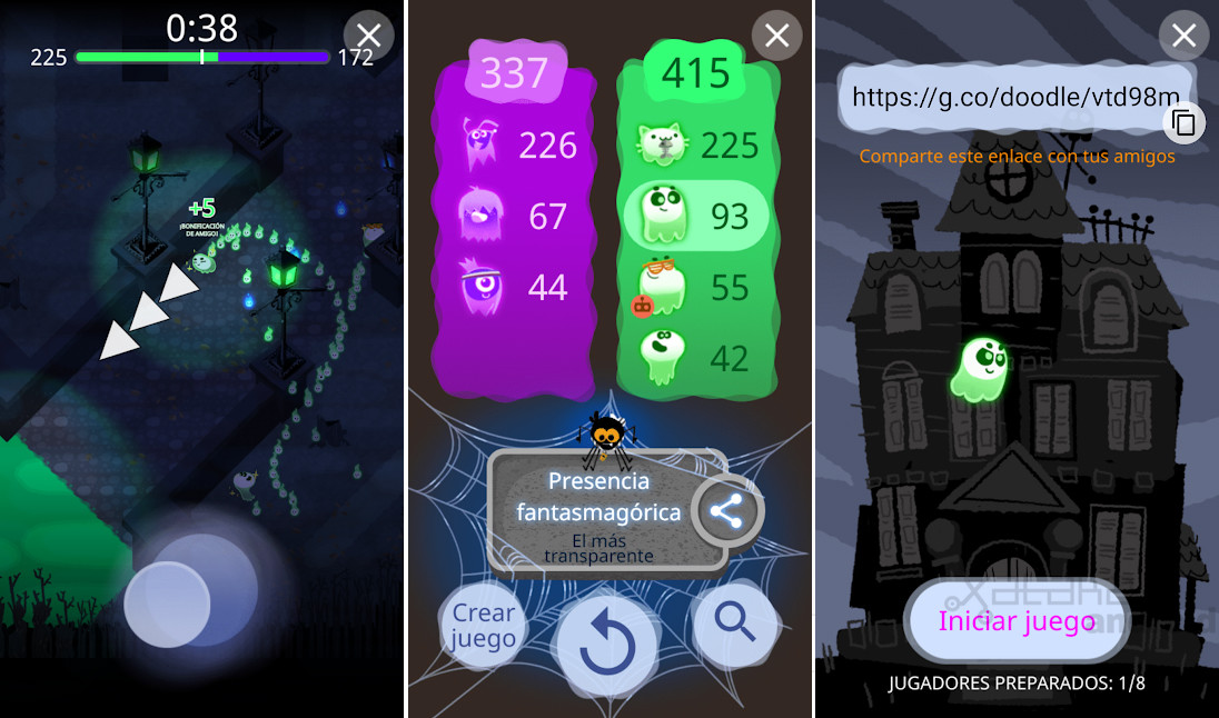 Google celebra Halloween 2018 con su primer Doodle multijugador, así ...