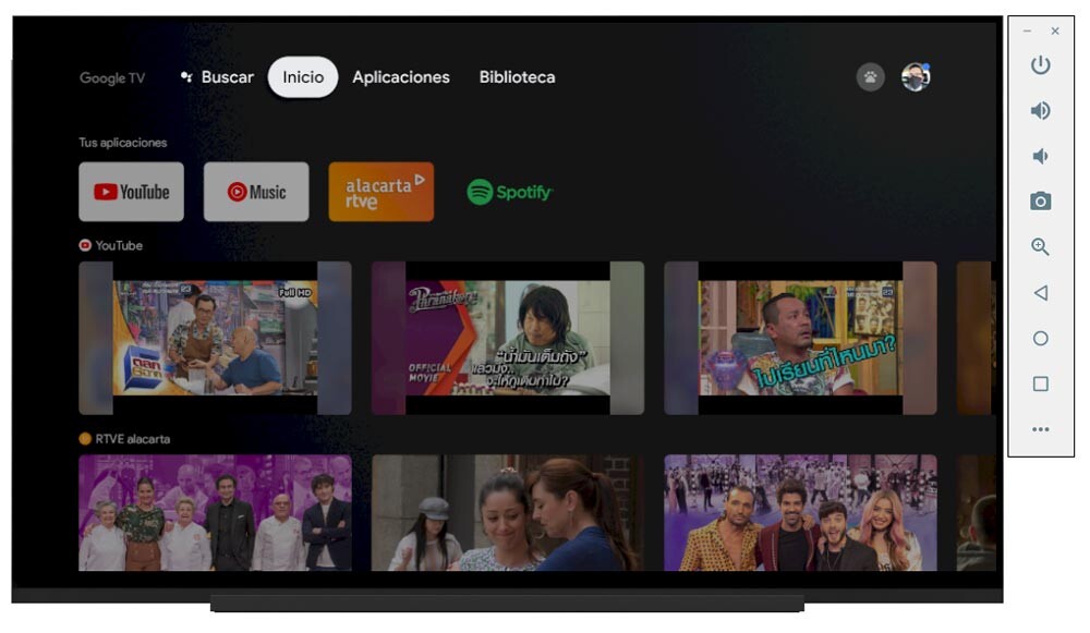 Ya puedes probar Google TV en el emulador oficial de Android para PC