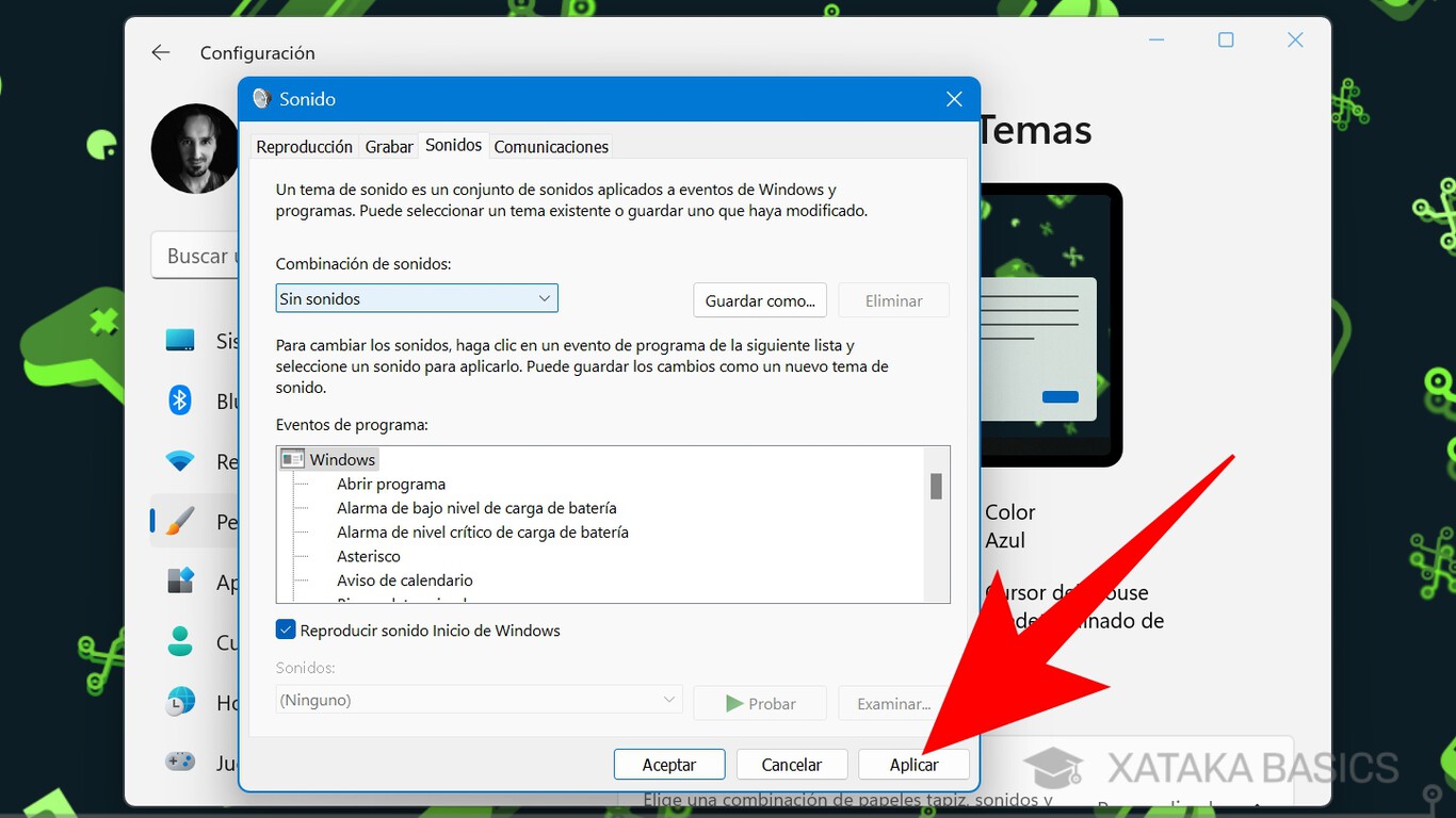 Cómo silenciar Windows 11 desactivando todos los sonidos del sistema operativo
