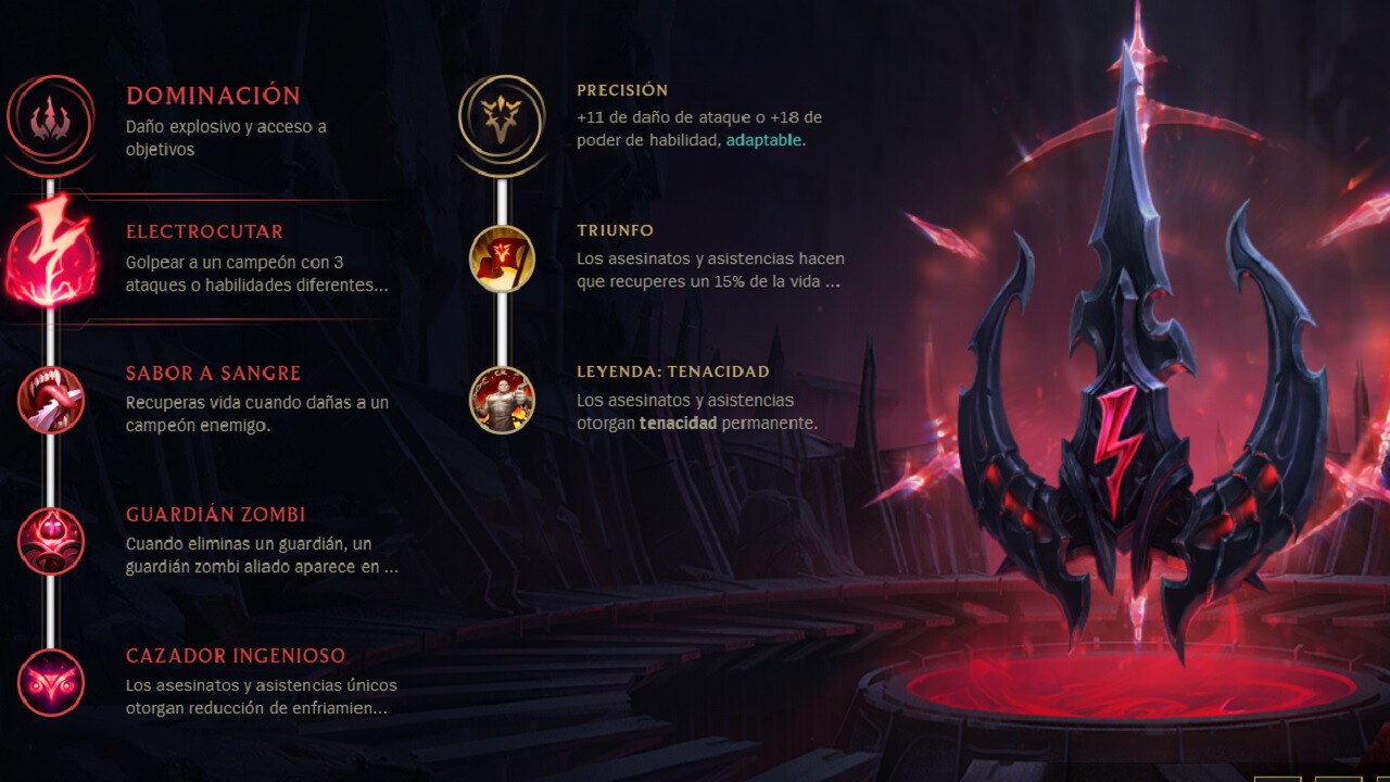 League of Legends - Guía de Runas, ramas y efectos - League of Legends ...