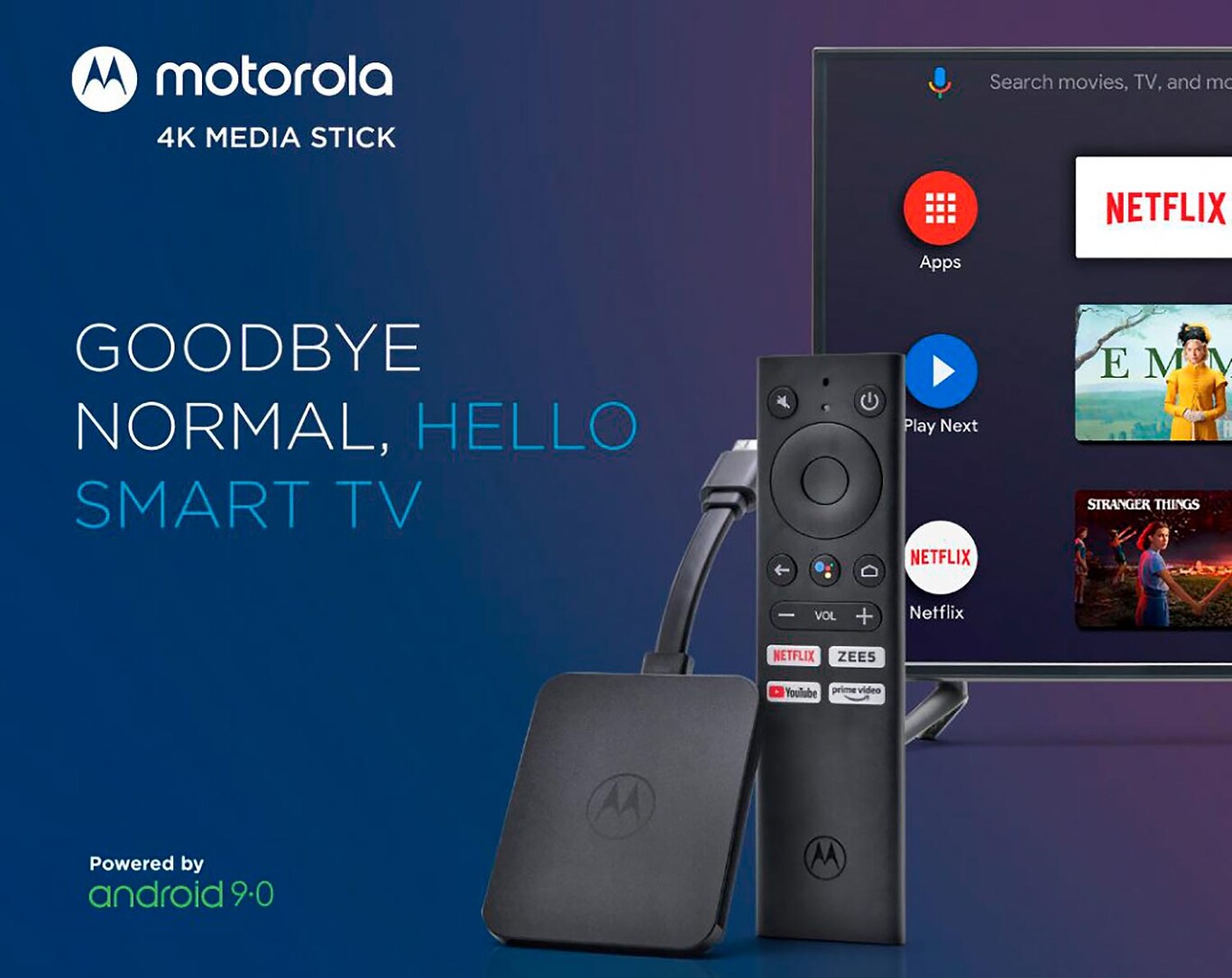 Motorola 4K Android TV Stick, nuevo reproductor multimedia en ...