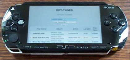 iTunes en tu PSP