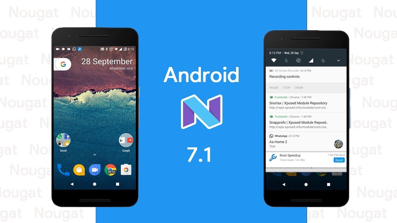 Android 7.1 comenzará a llegar a los Nexus en diciembre