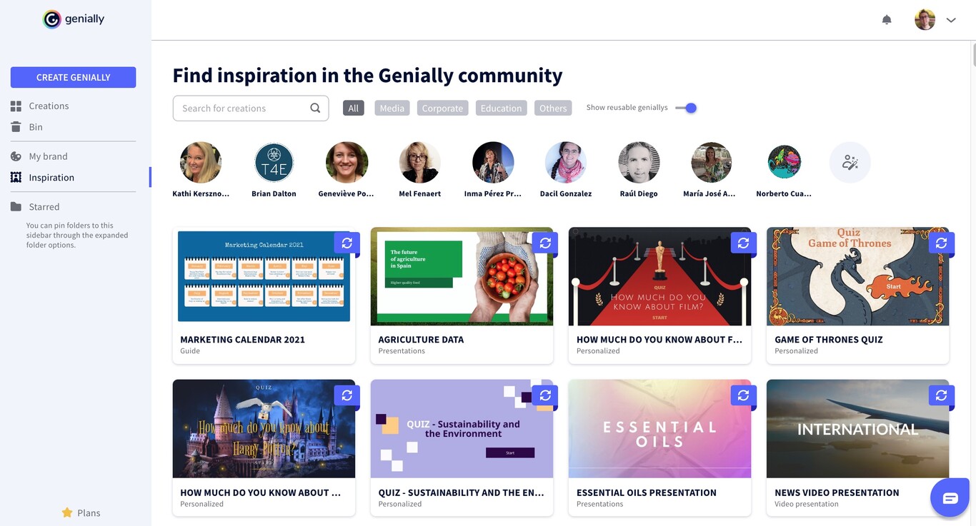La alternativa cordobesa al Powerpoint se expande por el mundo: así ha pasado Genially de 'side ...