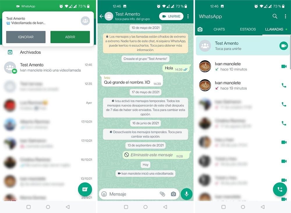WhatsApp añade la posibilidad de unirte a una llamada en curso por sorpresa