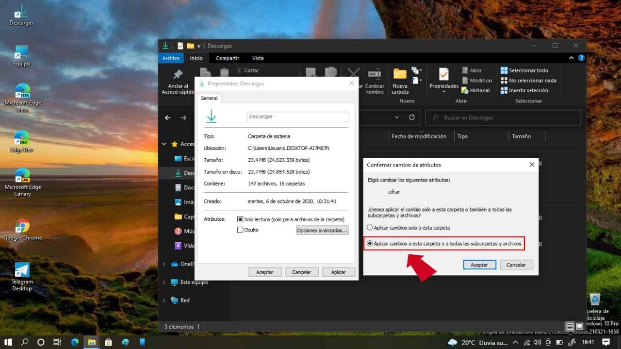 Cómo encriptar documentos y archivos en Windows 10 sin aplicaciones de ...