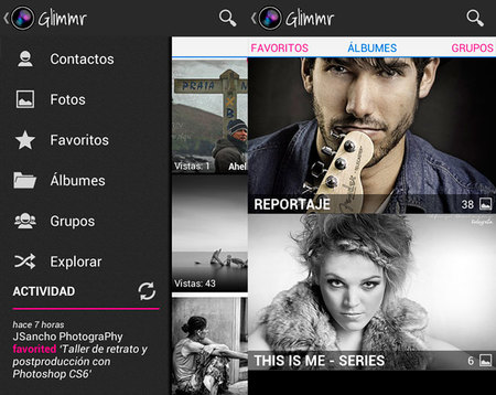 Glimmr para Flickr (Android), análisis
