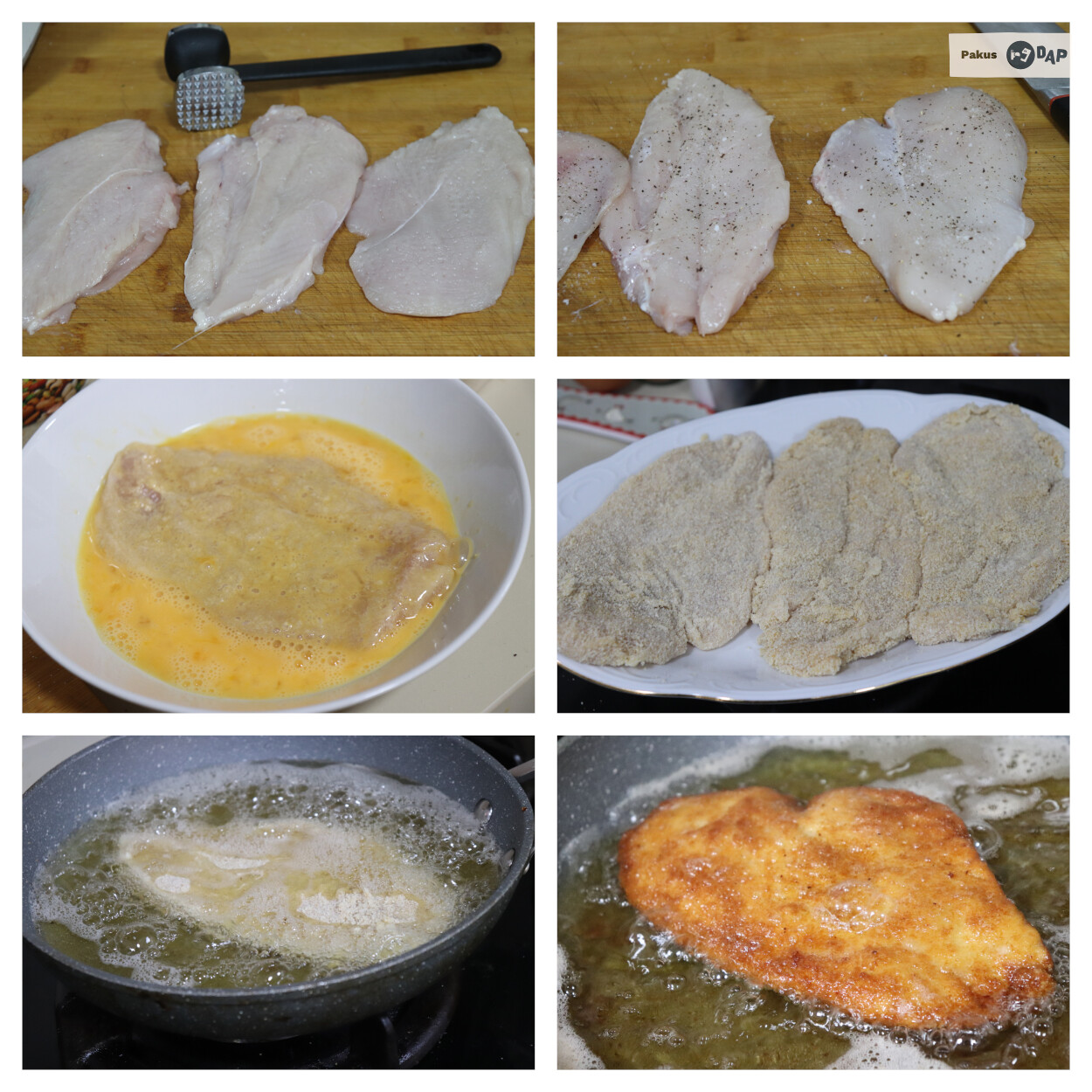 Cómo preparar el escalope de pollo o pechuga pollo empanada perfecto ...