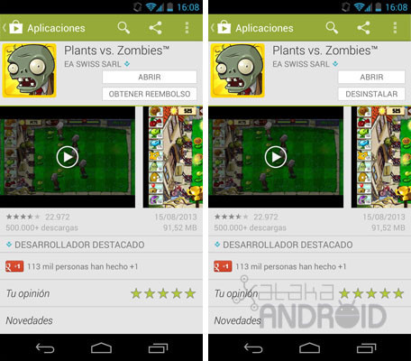 Cómo devolver una compra en Google Play Store