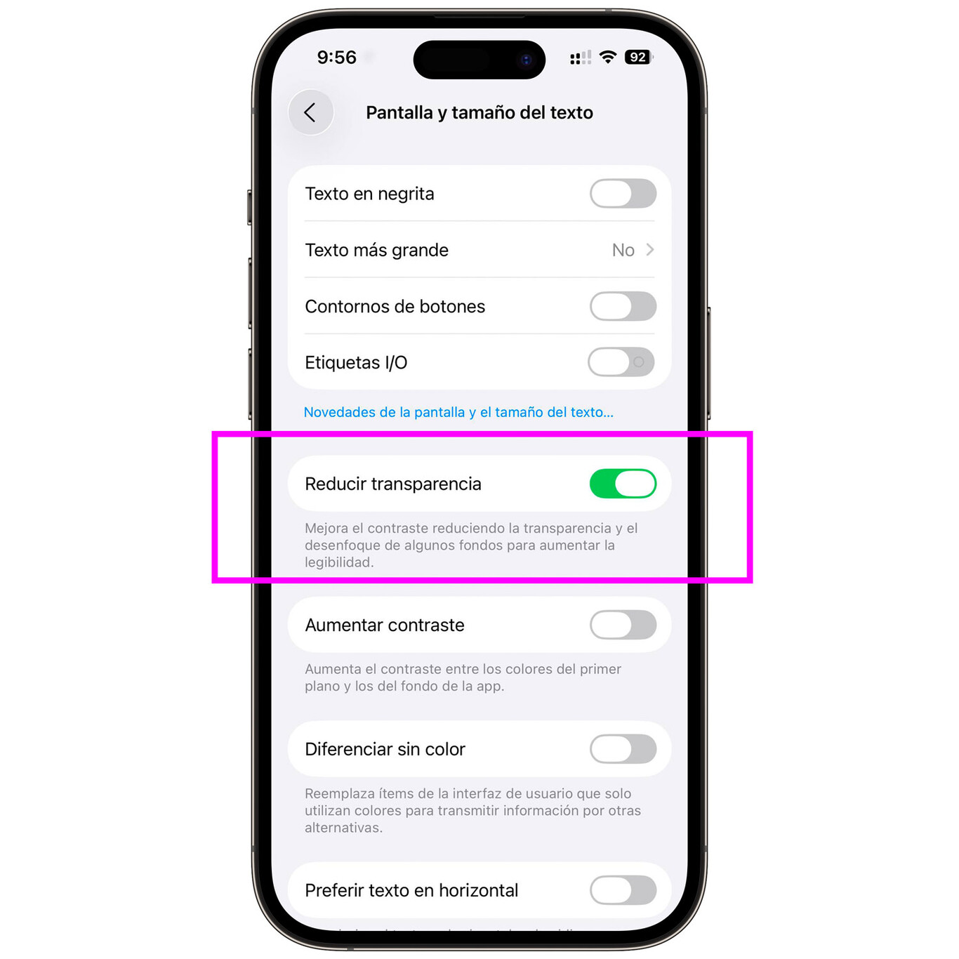 iOS 26 ha inundado el iPhone de transparencias. Hay un botón casi ...