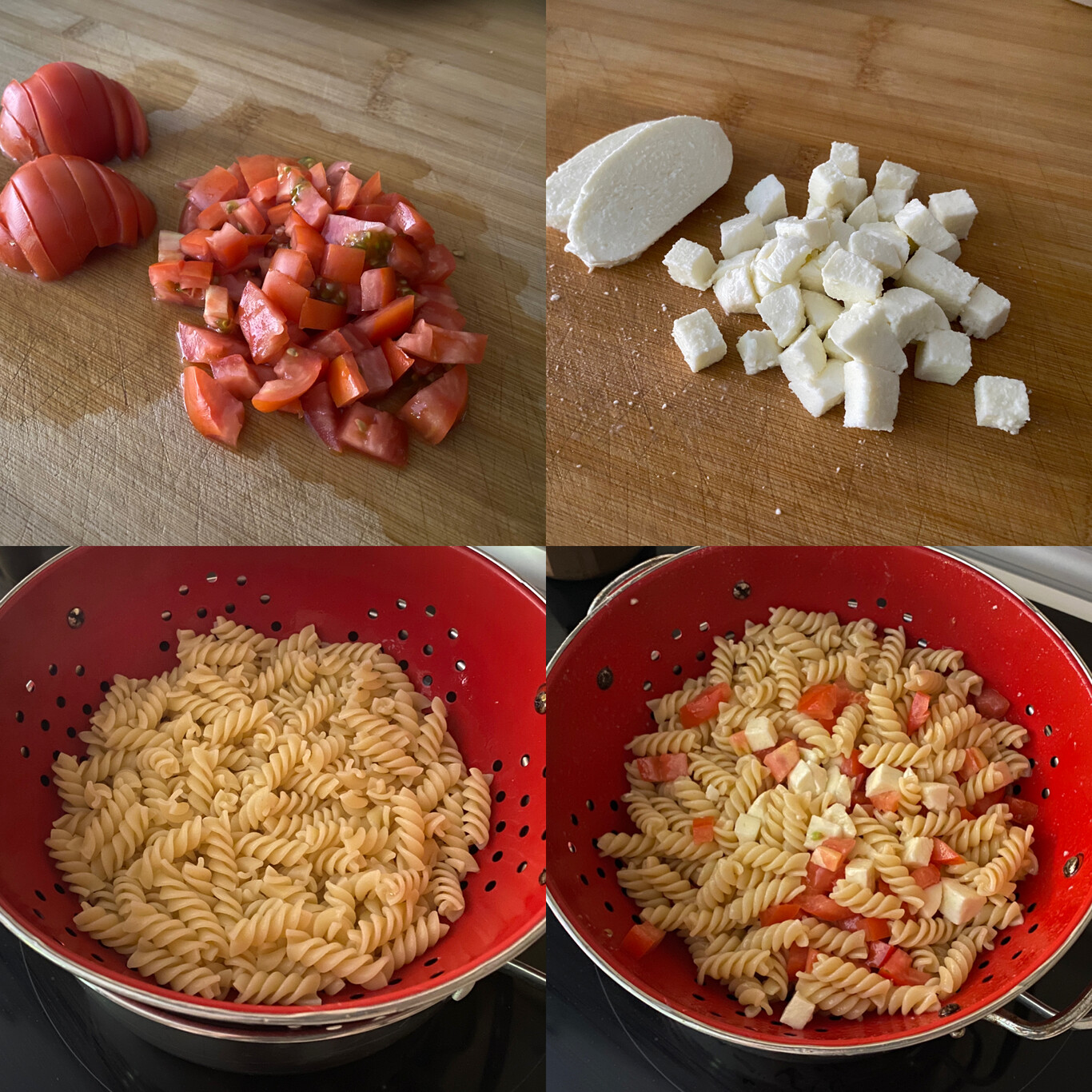 Pasta alla checca, receta de cocina fácil, sencilla y deliciosa