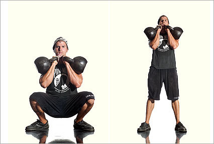 Todo sobre el entrenamiento con kettlebells: ejercicios (y III)