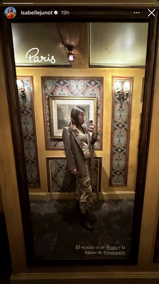 Estés o no embarazada, el último look de Isabelle Junot con vestido de Zara adelanta las ...