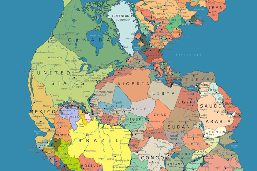 Contornodoscontinentesdomapadomundo