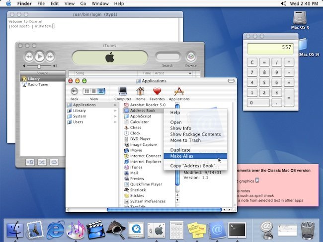 Las versiones preliminares, Kodiak y Mac OS X 10.0 "Cheetah" [Especial ...