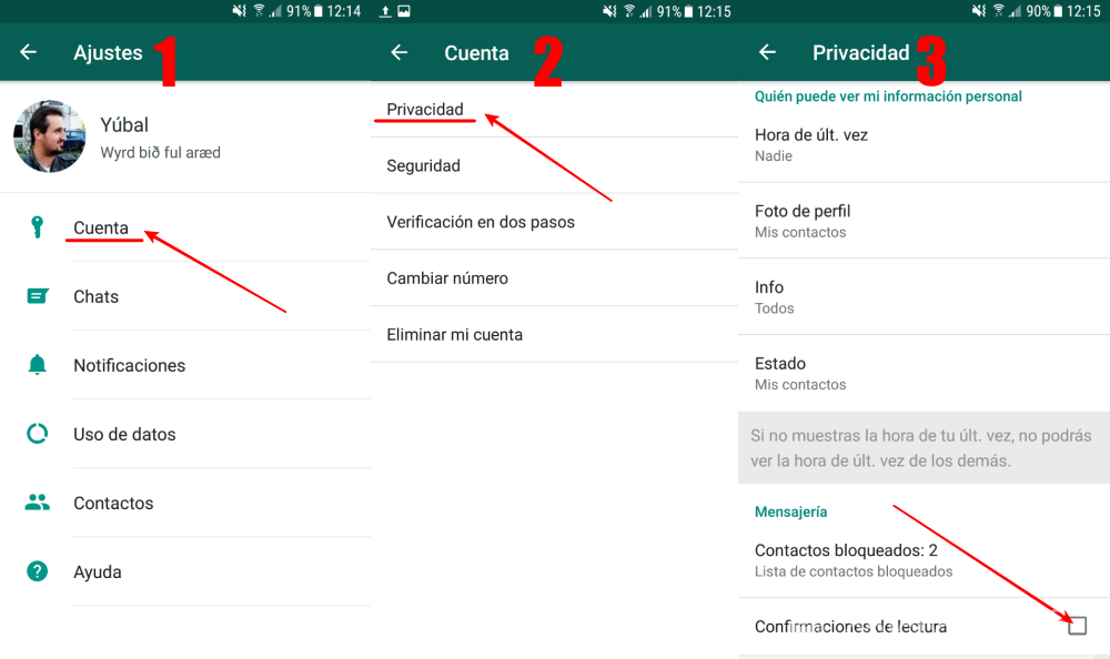 Cómo leer mensajes de WhatsApp sin que tu contacto lo sepa que los has leído