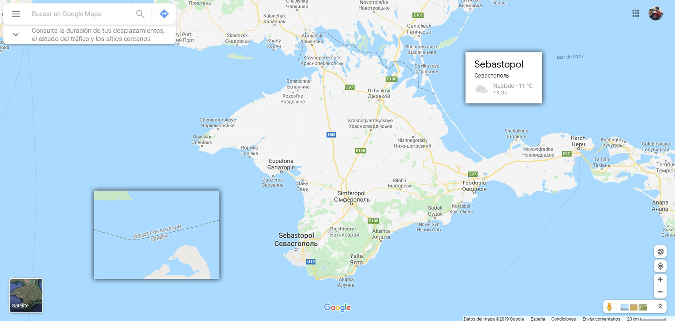 Google y Apple claudican ante Putin: sus mapas muestran a Crimea ...