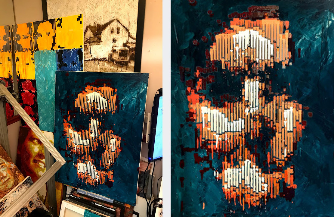 Esta obra de arte fue pintada por un robot y es la ganadora del ...