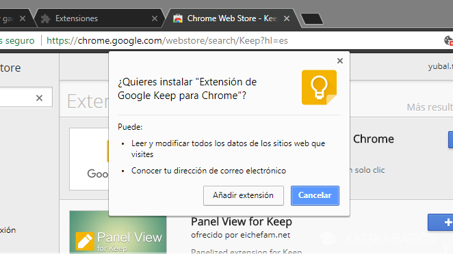 Cómo buscar e instalar una extensión de Chrome