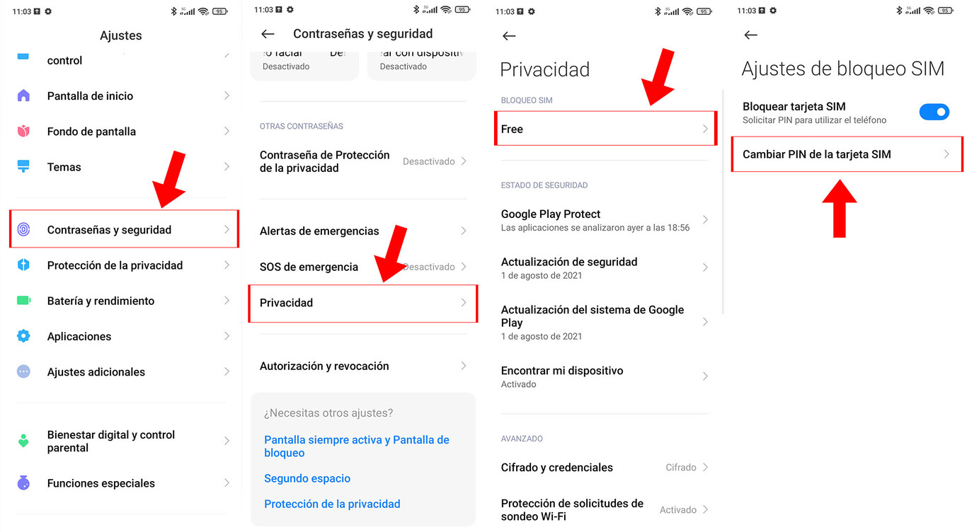 Cómo cambiar el PIN de tu Xiaomi, Redmi o POCO