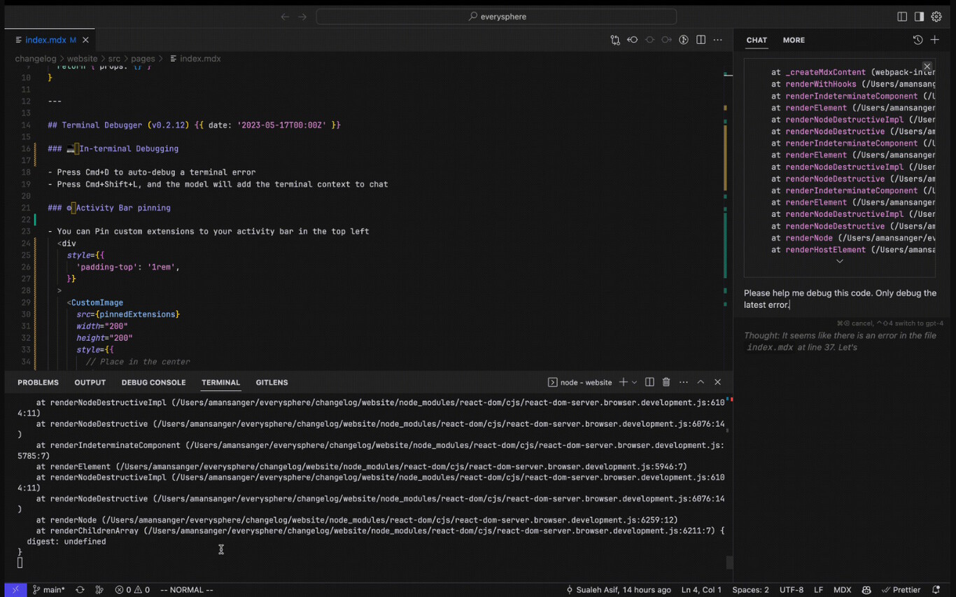 Cursor, el editor de código con ChatGPT integrado, freemium y basado en VS Code