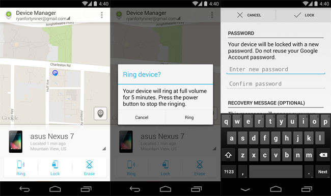 Android Device Manager ya cuenta con aplicación oficial en Google Play