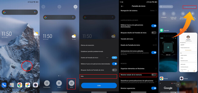 Conoce la RAM restante de tu teléfono Xiaomi con este sencillo truco