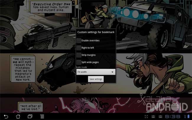 Los mejores lectores de cómics para Android Honeycomb