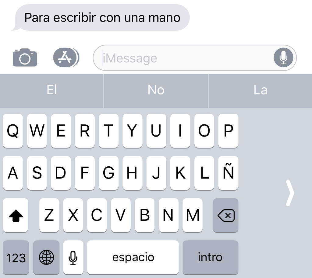 Cómo activar el teclado lateral del iPhone para escribir con una sola mano