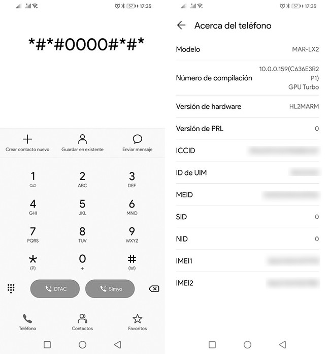 Códigos secretos en móviles Huawei: esto es todo lo que puedes hacer ...