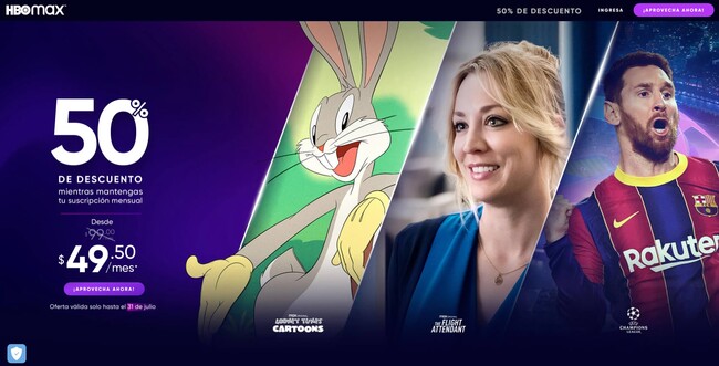 HBO Max ofrece 50% de descuento "permanente" en todos sus planes: así ...