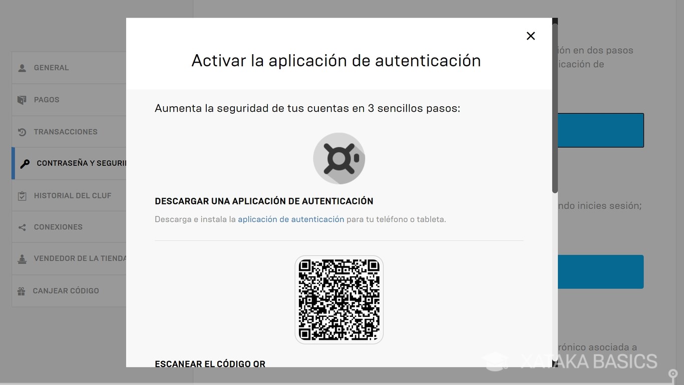 Cómo activar la verificación en dos pasos de la Epic Games Store