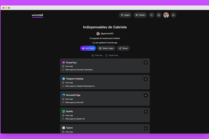 Winstall packs: una genial forma de compartir colecciones de apps para ...