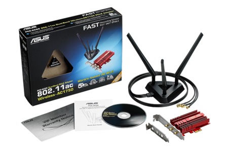 Asus presenta su nueva tarjeta PCI-Express compatible con 802.11ac