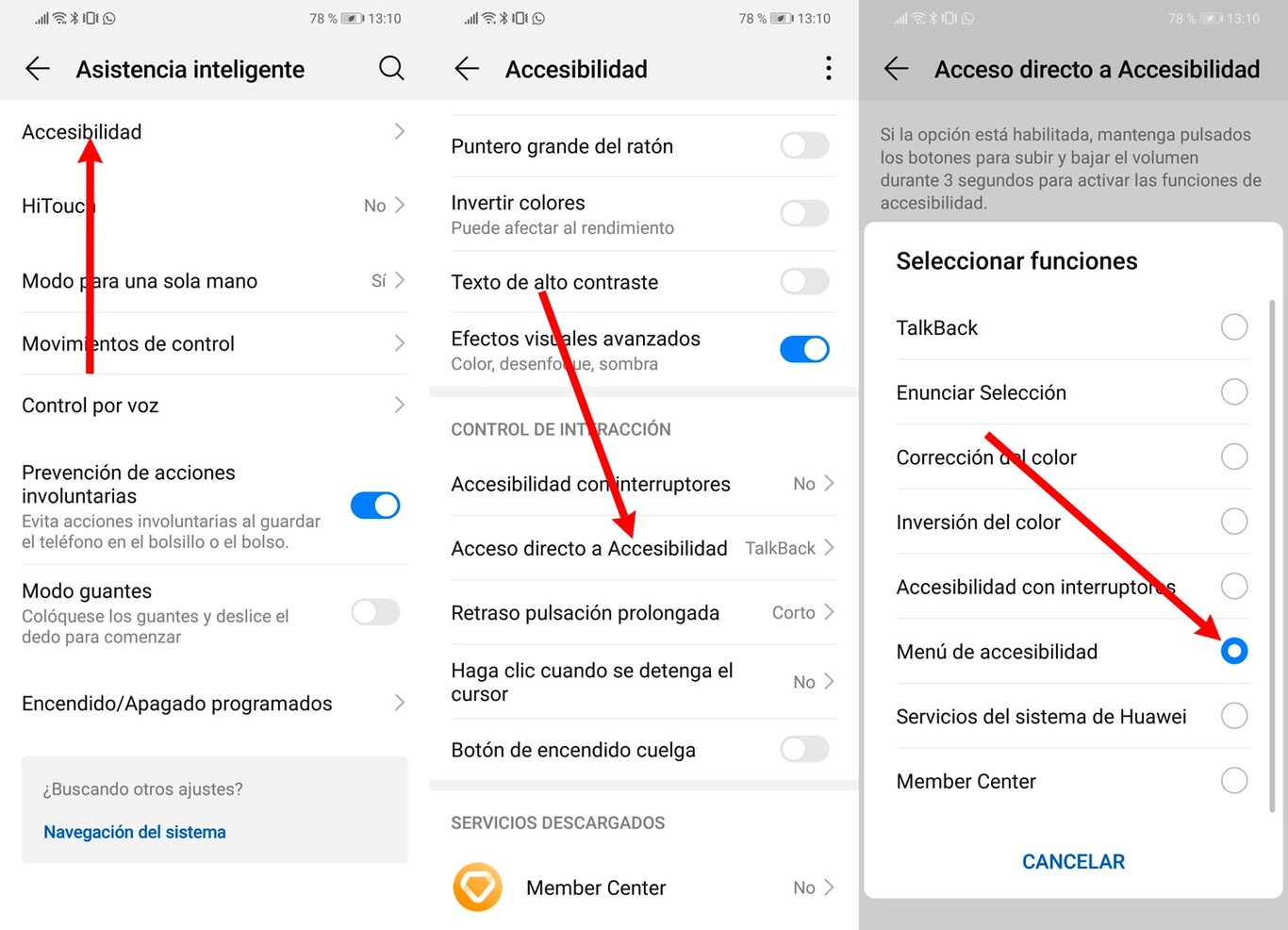 Cómo activar el menú secreto de accesibilidad con las funciones básicas ...