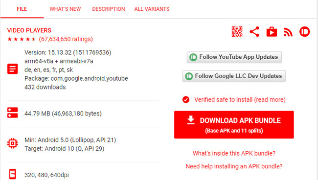 Cómo instalar 'App Bundles' de Android en formato APKM con APKMirror Installer