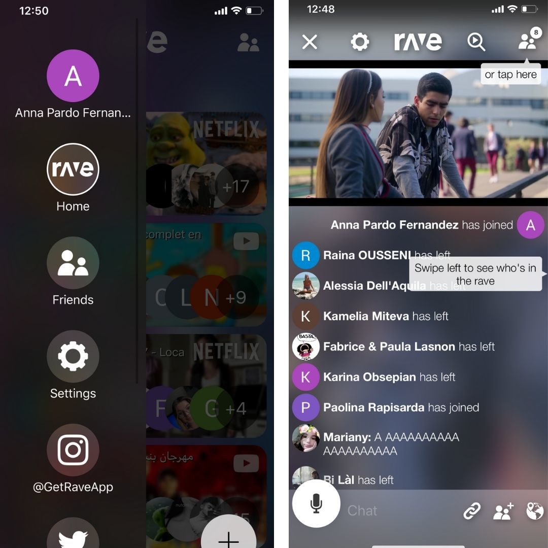 Probamos Rave, la aplicación con la que quedar con tus amigos para ver ...