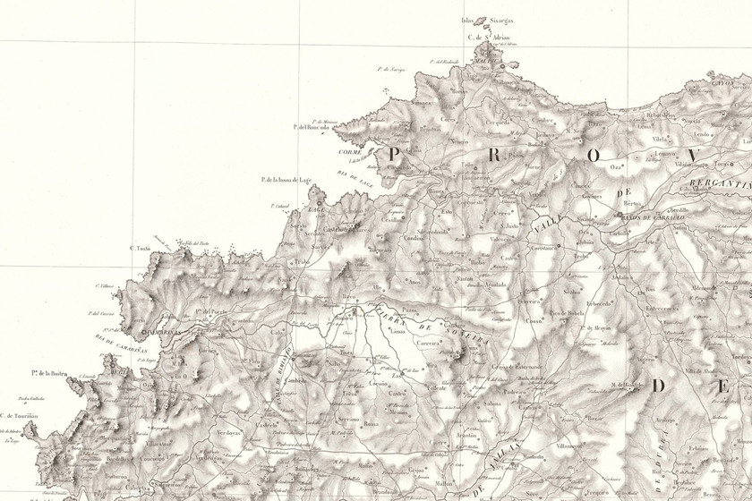 BLOG SOCIALES: EL PRIMER MAPA DETALLADO DE GALICIA