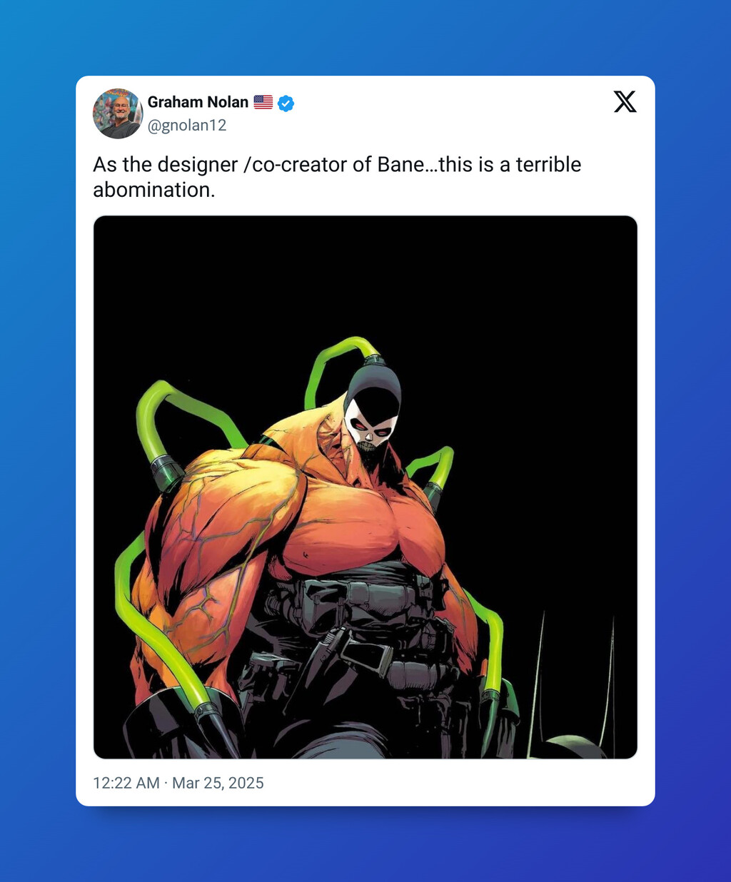 El nuevo diseño de Bane en Absolute Batman intimida, pero al creador ...