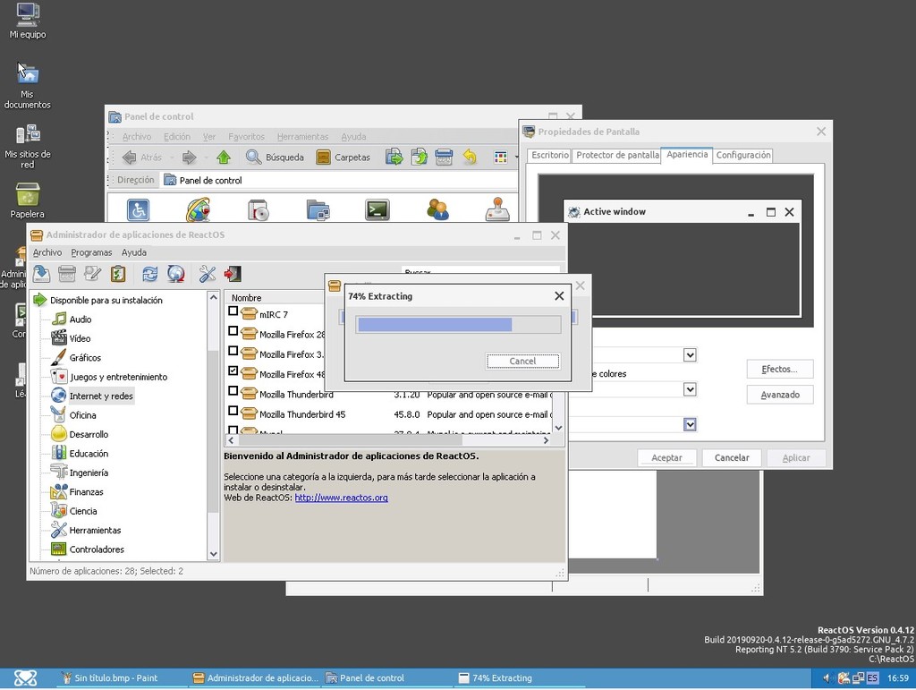 Probé ReactOS y ahora entiendo por qué a Microsoft no le importa que alguien lleve más de 20 ...