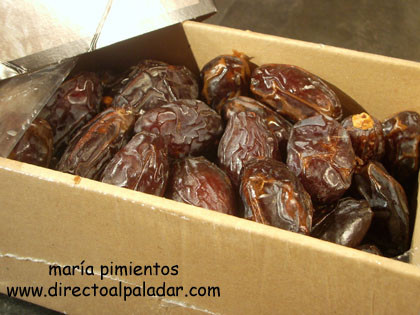 Receta de dátiles del caminante