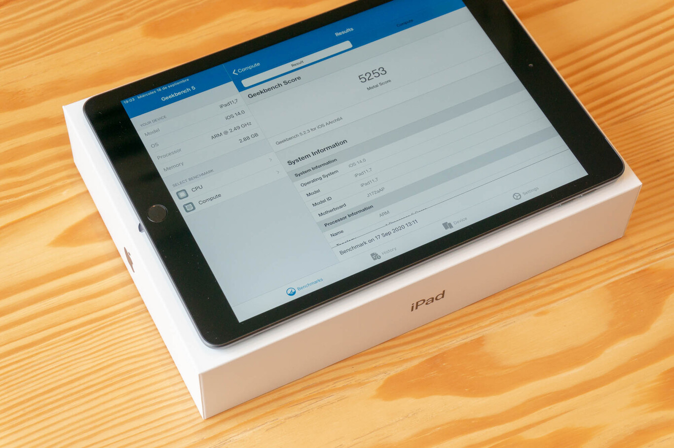 El iPad de octava generación y procesador A12 Bionic ya ha pasado por ...