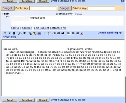 Sistemas de cifrado en correo electrónico por web