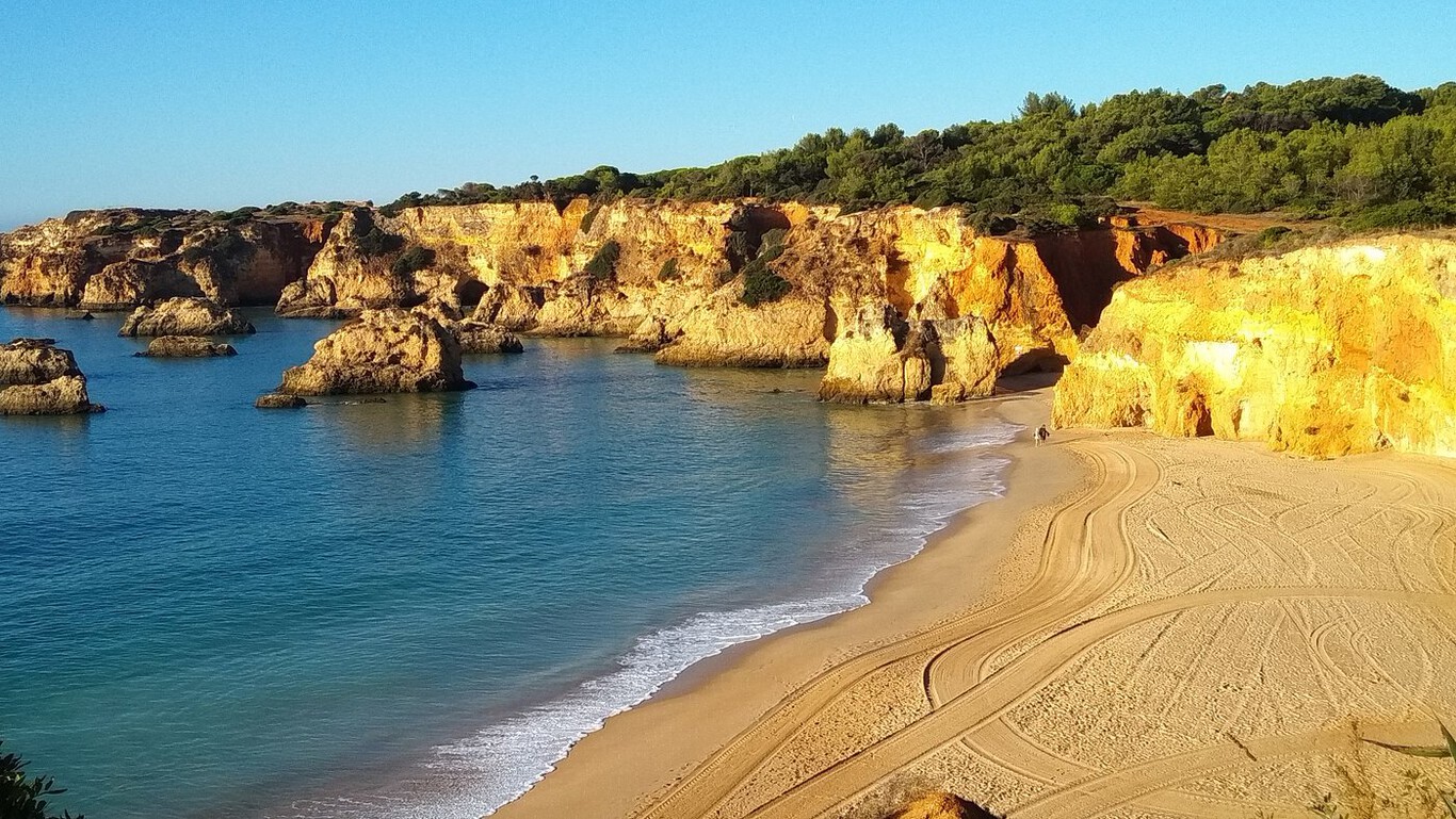 Praia do Vau, Praia da Falésia, Praia do Amado y Praia da Marinha ...