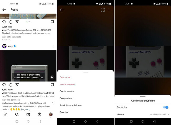 Cómo activar los subtítulos automáticos de Instagram para los vídeos